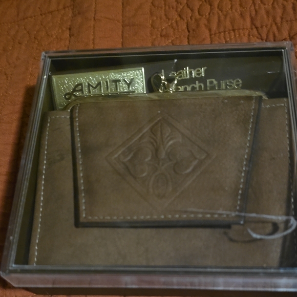 Amity | Bags | Ami Brown Leather Mens Wallet | Poshmark